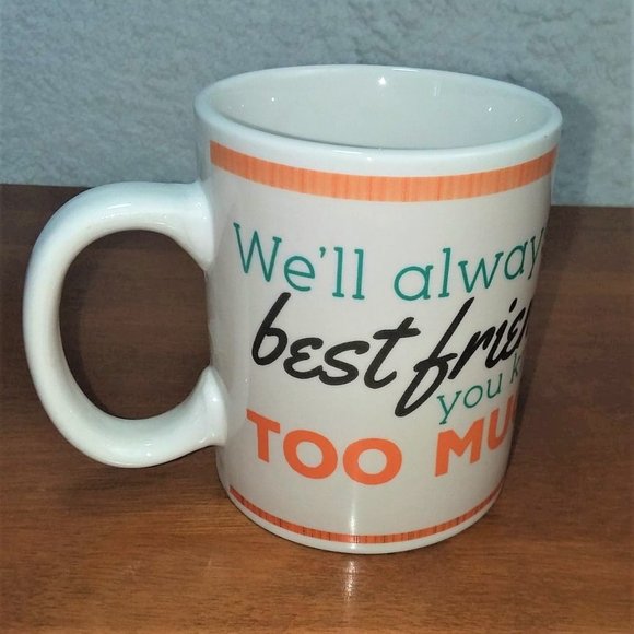 Kitchen | New Retro Porcelain Best Friends Coffee Mug | Poshmark